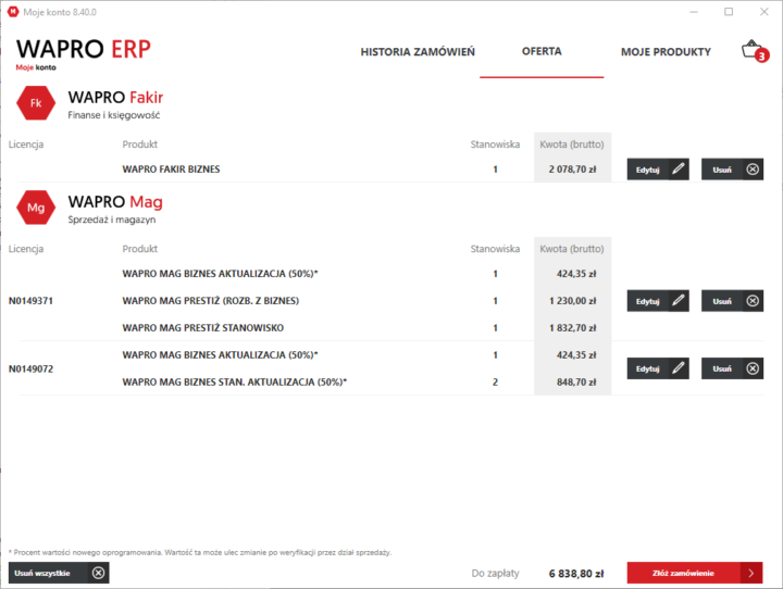 Moje konto WAPRO ERP - WAPRO ERP Blog