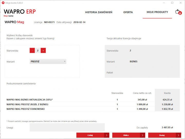 Moje konto WAPRO ERP - WAPRO ERP Blog